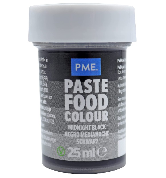BUY BAKING AND CAKE DECORATIONS ONLINE. MIDNIGHT BLACK PASTE COLOUR ED