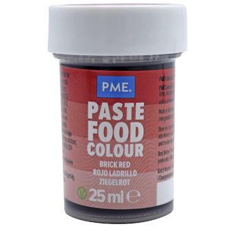 BUY BAKING AND CAKE DECORATIONS ONLINE. BRICK RED PASTE COLOUR EDIBLE