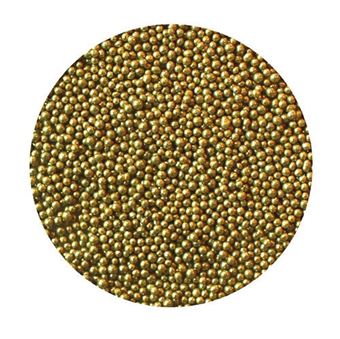 BUY BAKING AND CAKE DECORATIONS ONLINE. GOLD MINI SUGAR PEARLS X 1G MI