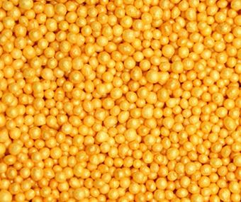 BUY BAKING AND CAKE DECORATIONS ONLINE. GOLD MINI SUGAR PEARLS X 1G MI