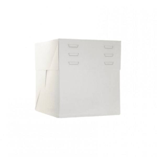 BUY BAKING AND CAKE DECORATIONS ONLINE. WHITE CAKE BOX EXTRA TALL 35C